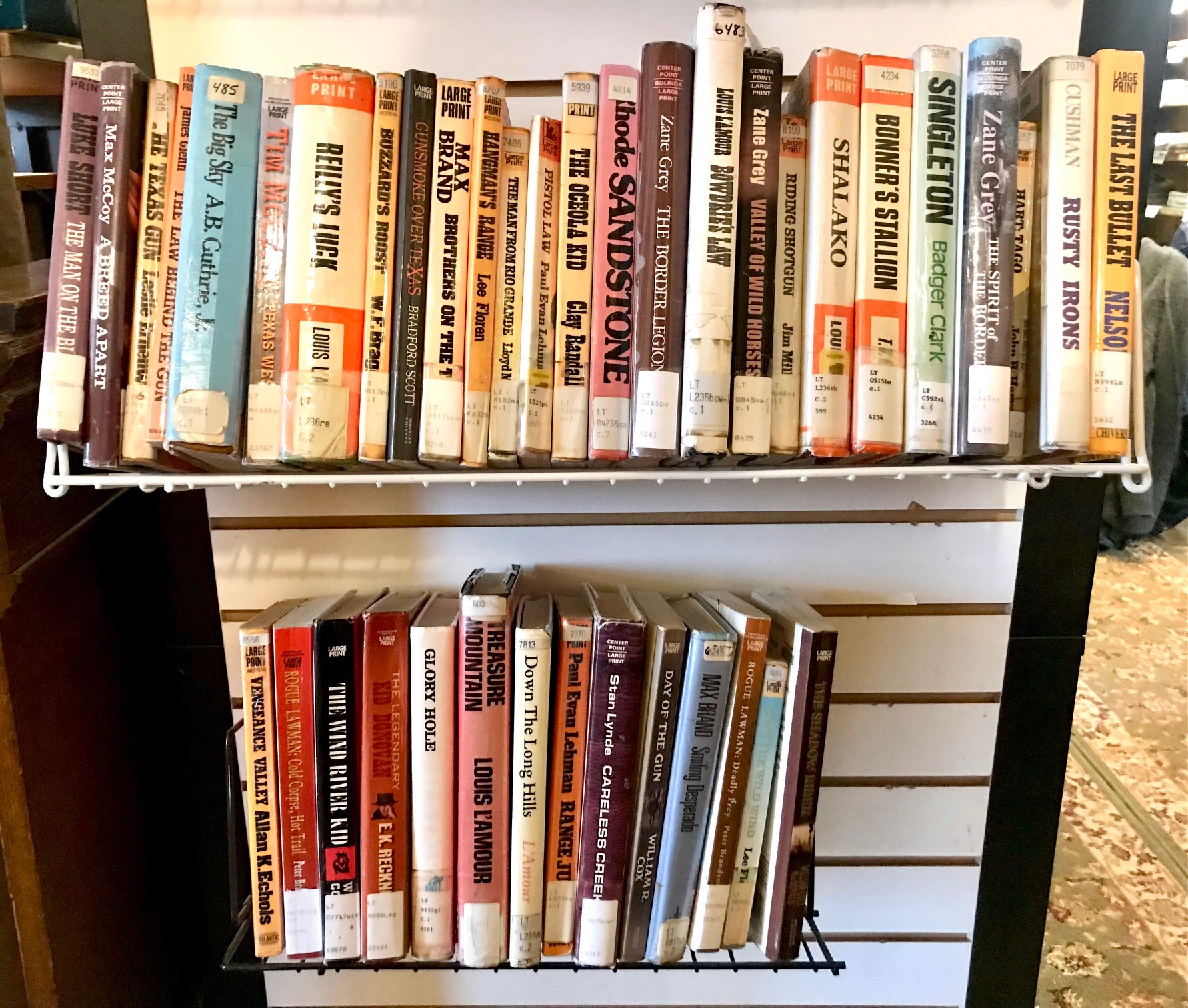 New! Large Print Westerns! – Abbott Memorial Library